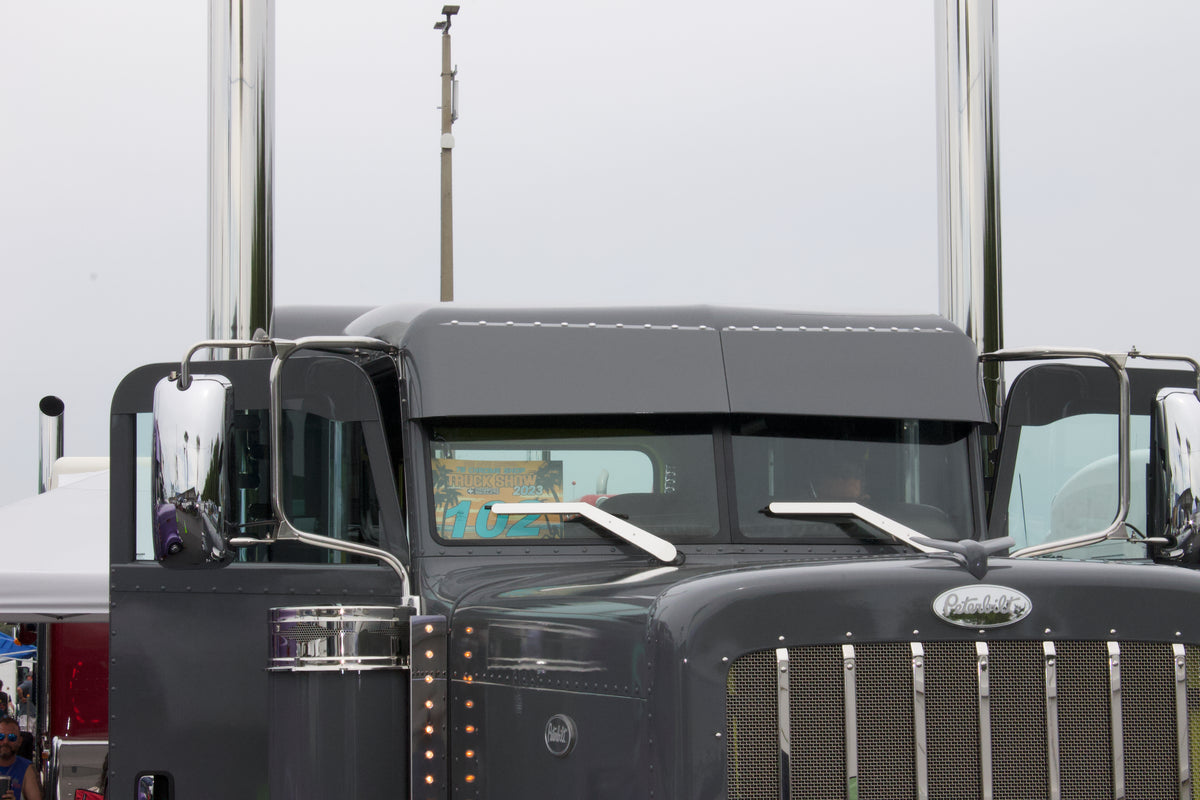 “BAD INFLUENCE” Visor for Peterbilt 300 Series – Bold Custom Truck ...