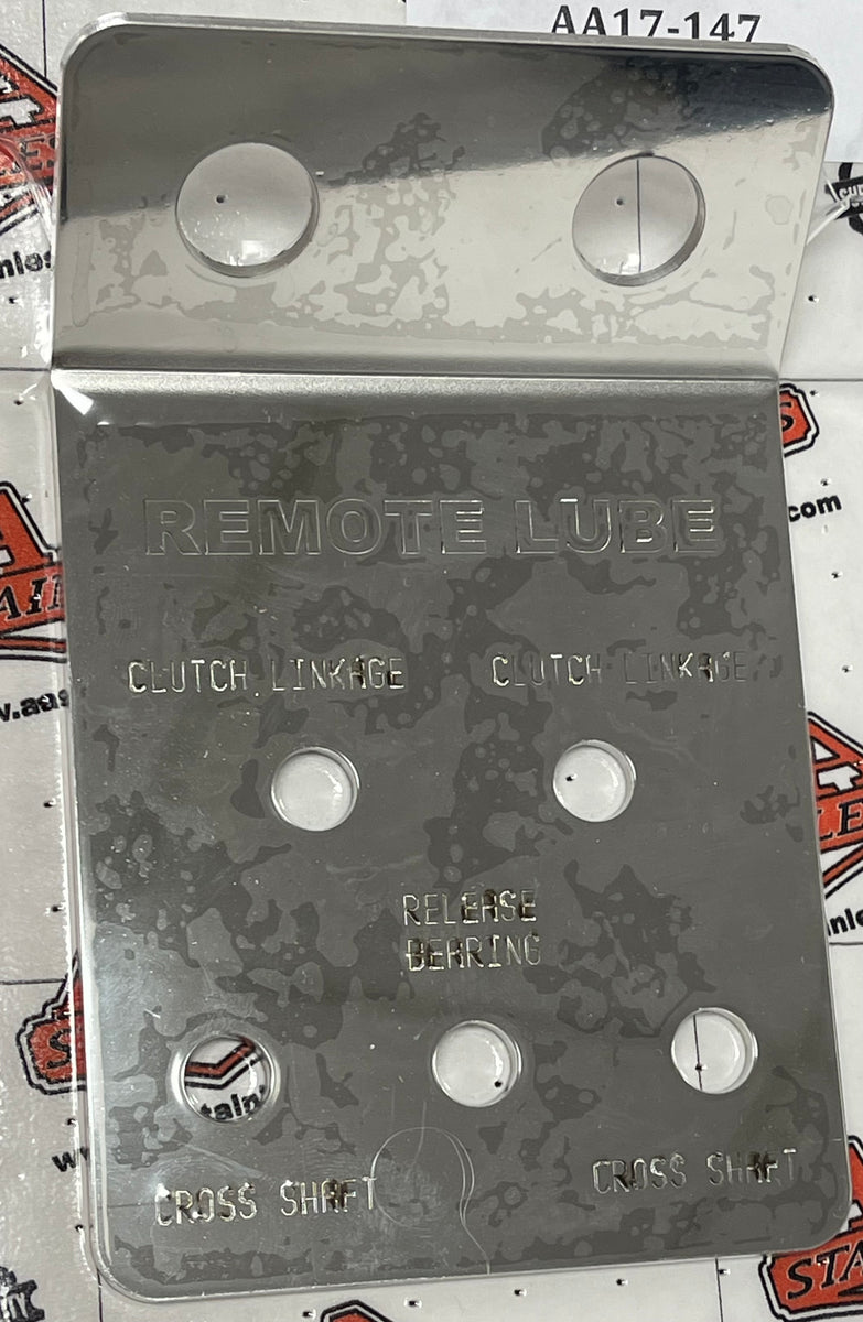 REMOTE LUBE BRACKET STAINLESS STEEL – A&A Stainless Steel