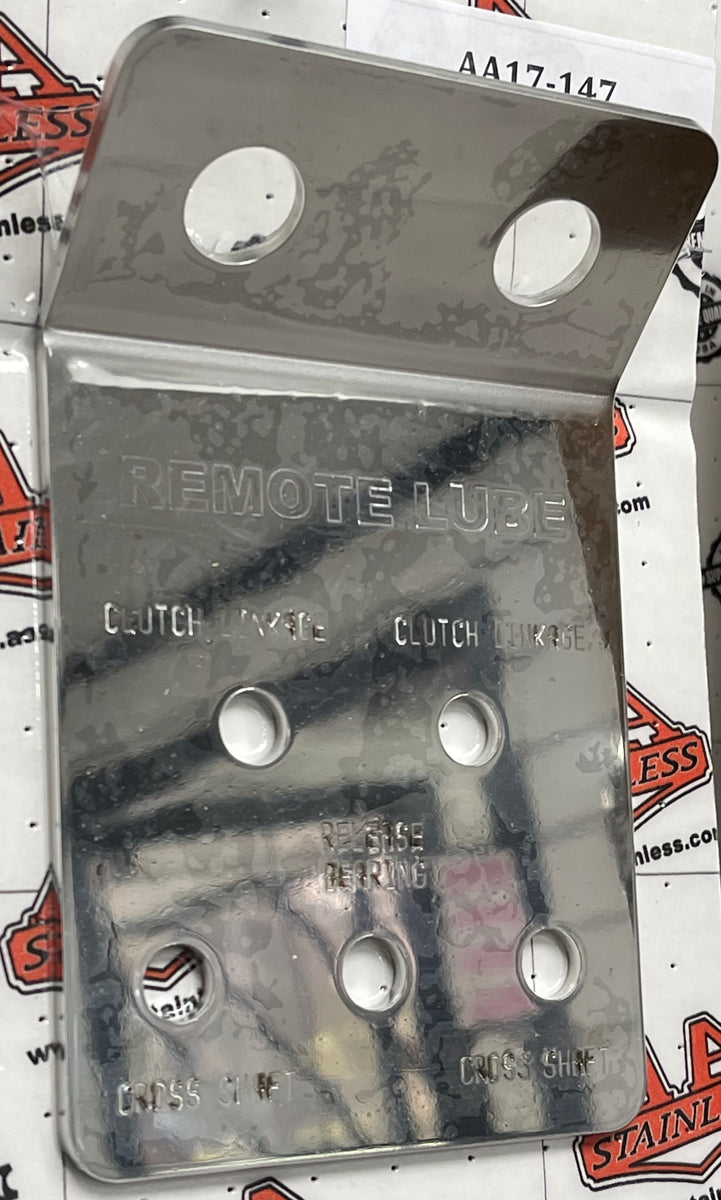 REMOTE LUBE BRACKET STAINLESS STEEL – A&A Stainless Steel