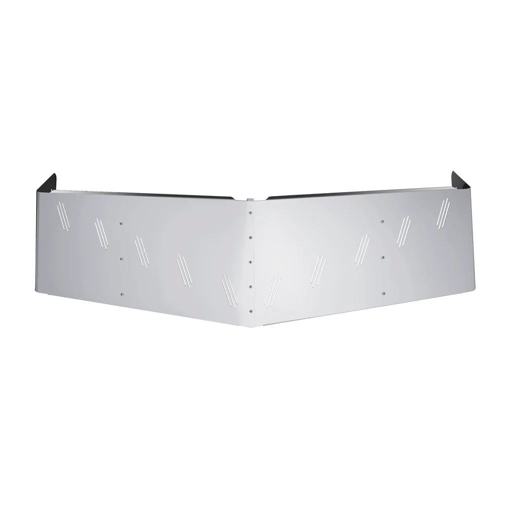 (3 Hole Side Mount) 20" x 18" V-Shape Visor W/10 Hidden LED's (Century ...