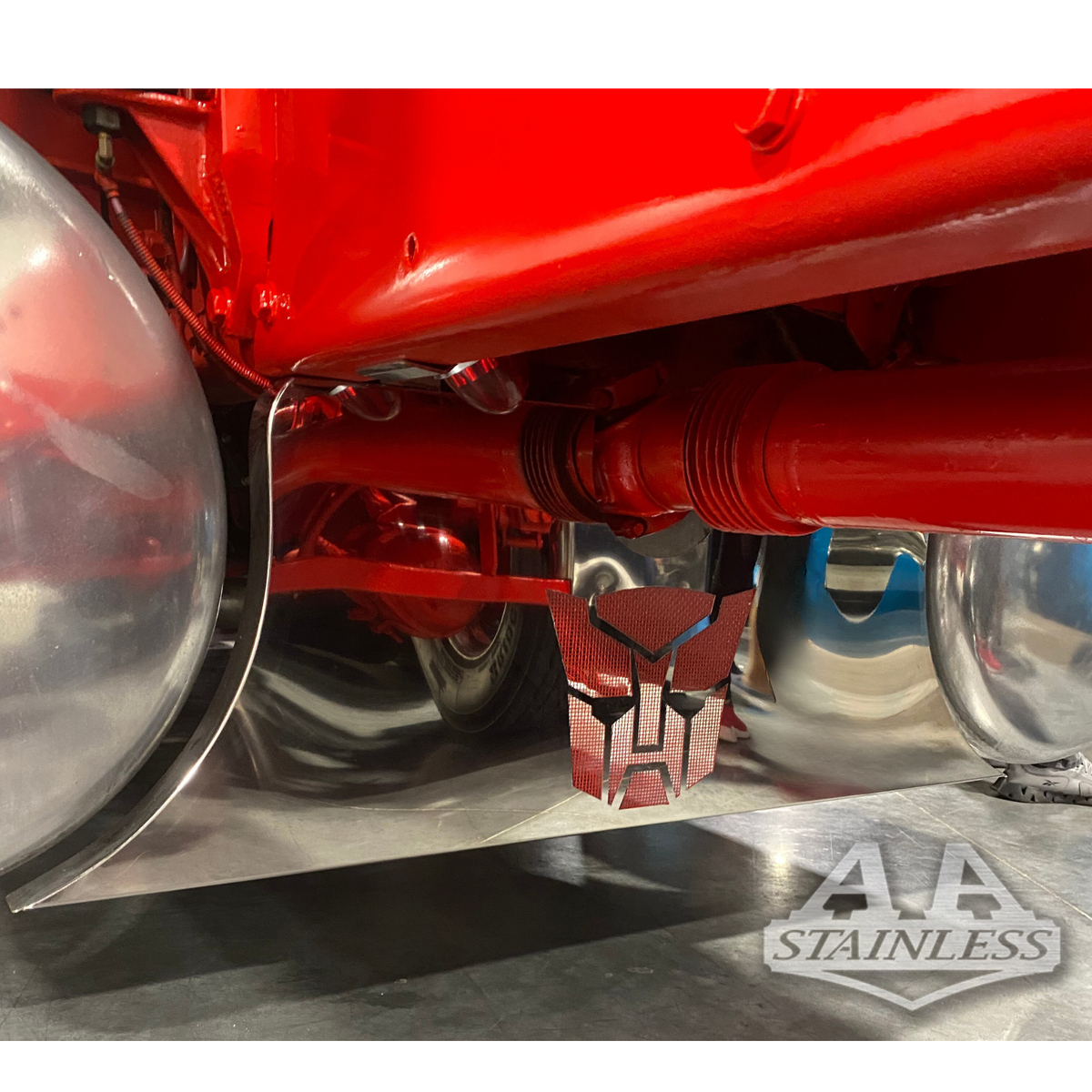 14G Fuel Tank Extension Panel W/ Costume Design – A&A Stainless Steel