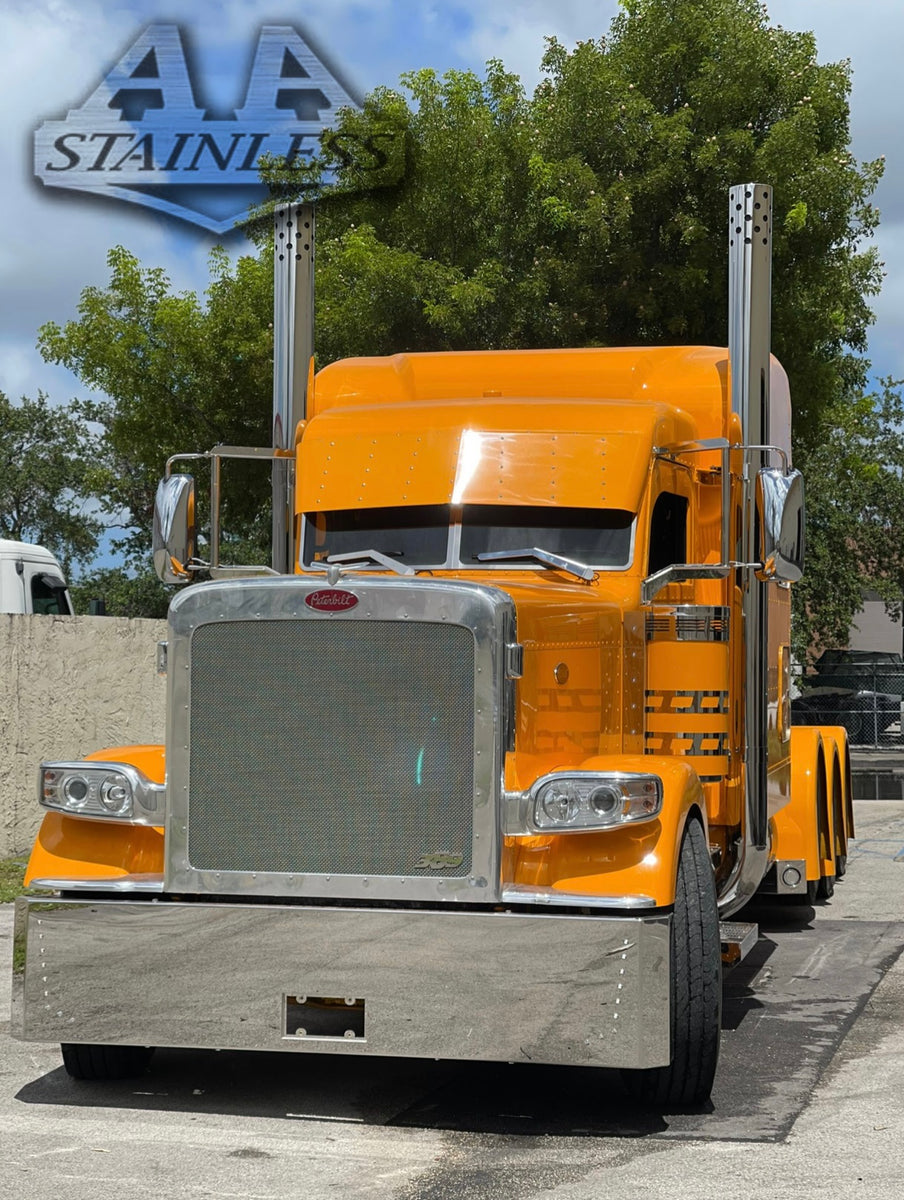 YELLOW PETERBILT 389 CUSTOM MADE 2022 – A&A Stainless Steel