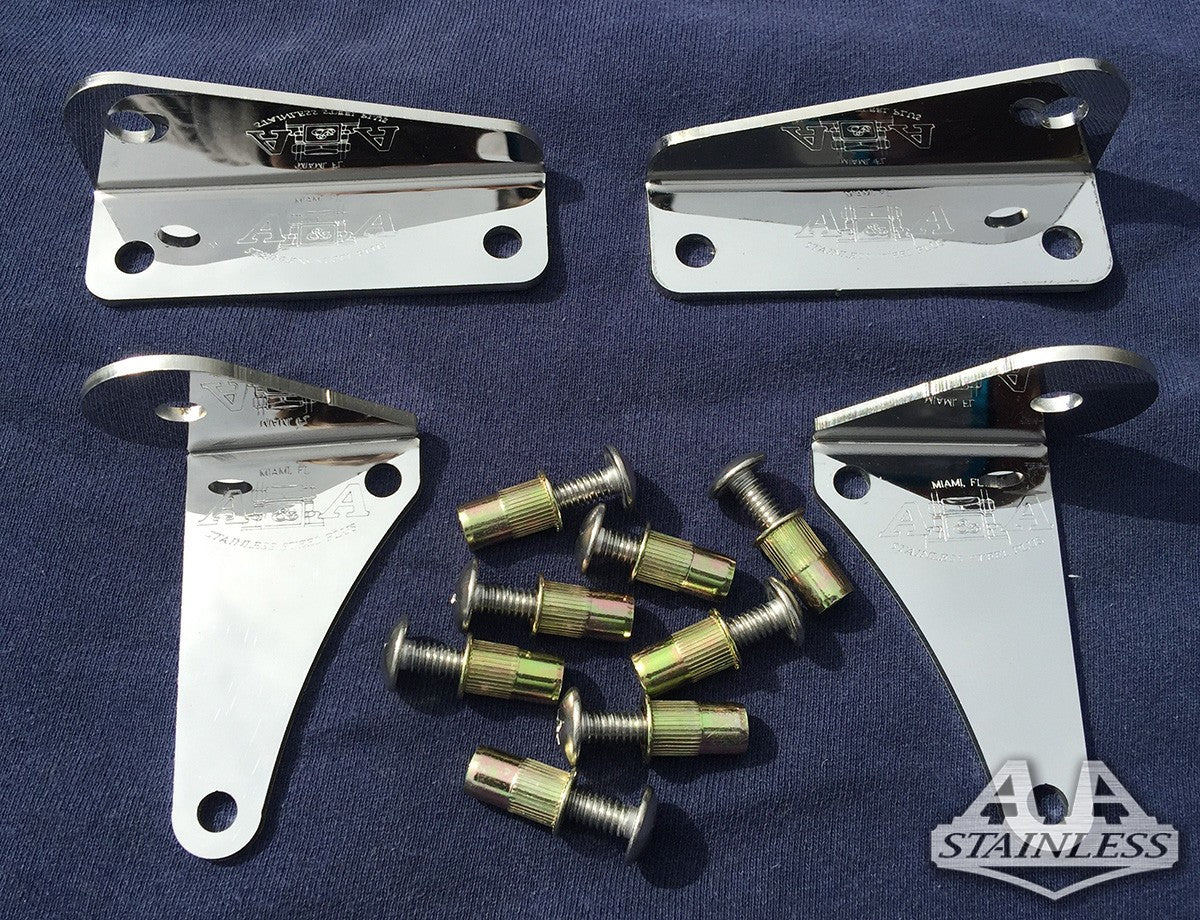 Mounting Kit for Original Peterbilt Mirror Brackets – A&A Stainless Steel