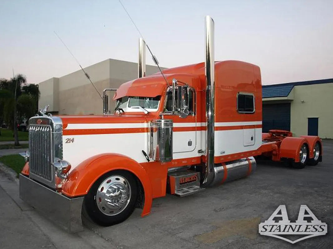 Peterbilt 8" Stainless Steel Miter Cut Exhaust System – A&A Stainless Steel